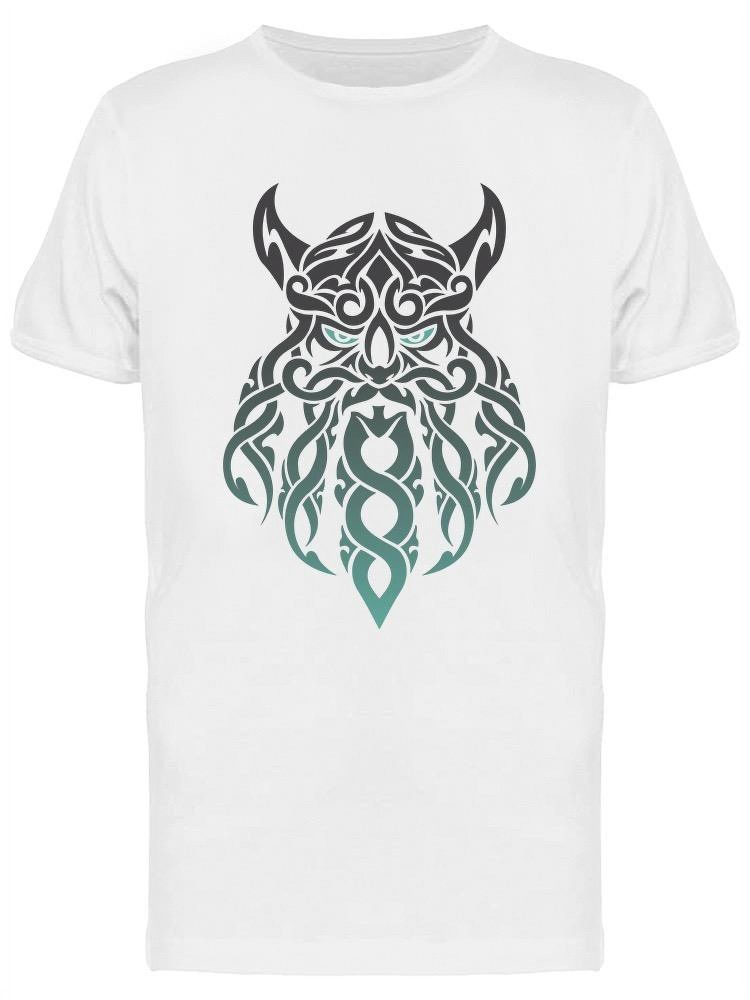 Celtic Tangle Face T-Shirt Men -Image by Shutterstock, Male 3X-Large ...