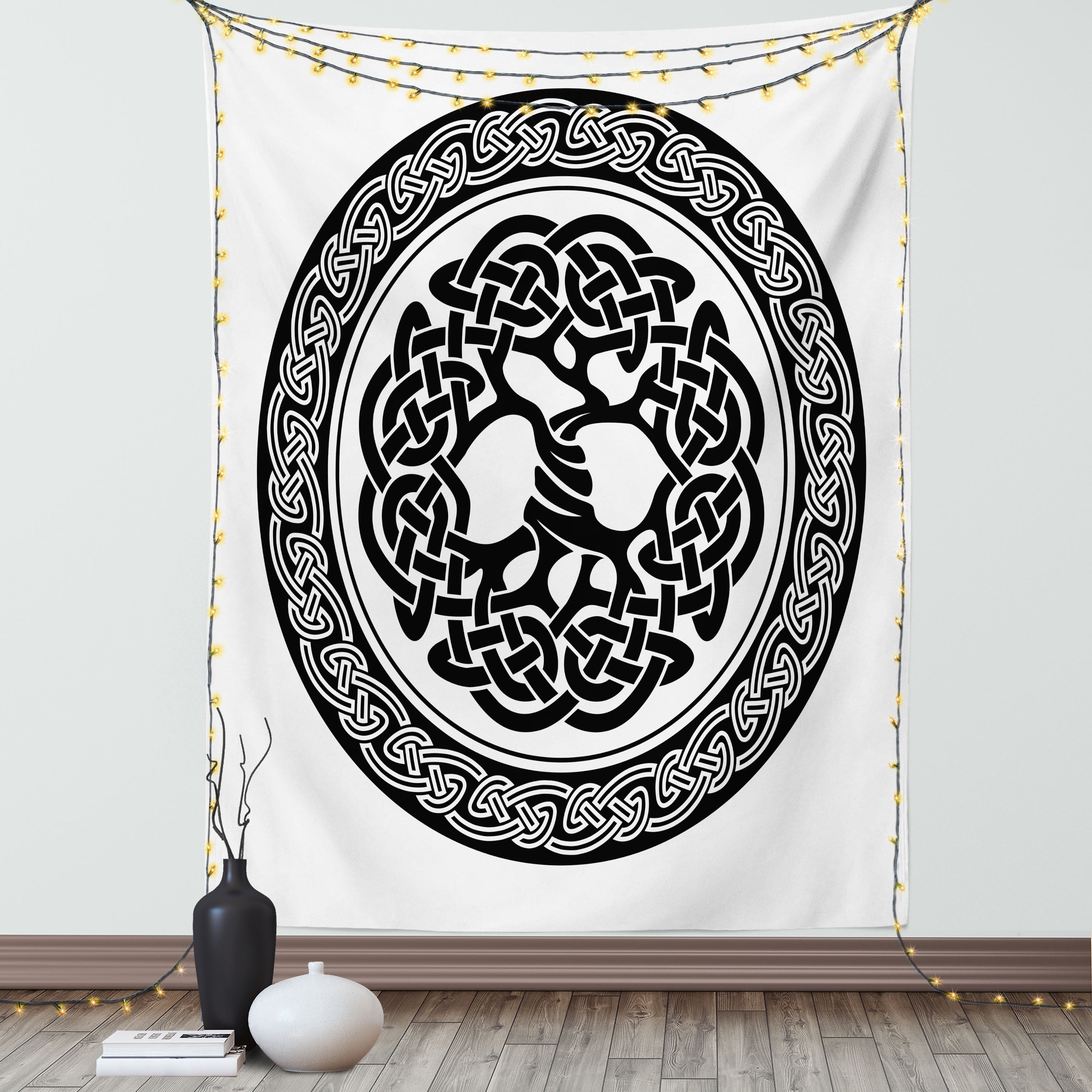 Celtic Tapestry, Native Celtic Tree of Life Figure Ireland Early ...