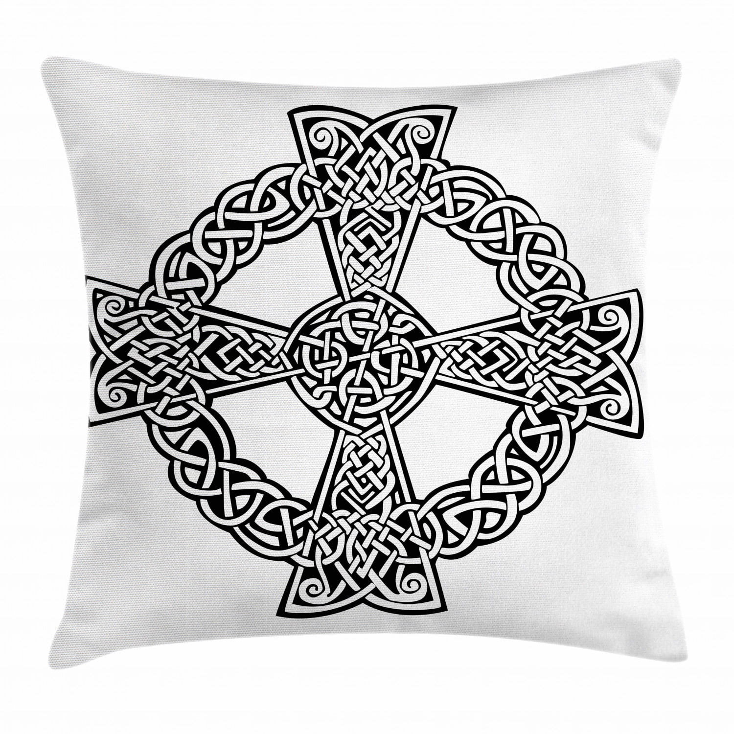 Celtic Throw Pillow Cushion Cover, Celtic Traditional Culture Spiritual ...