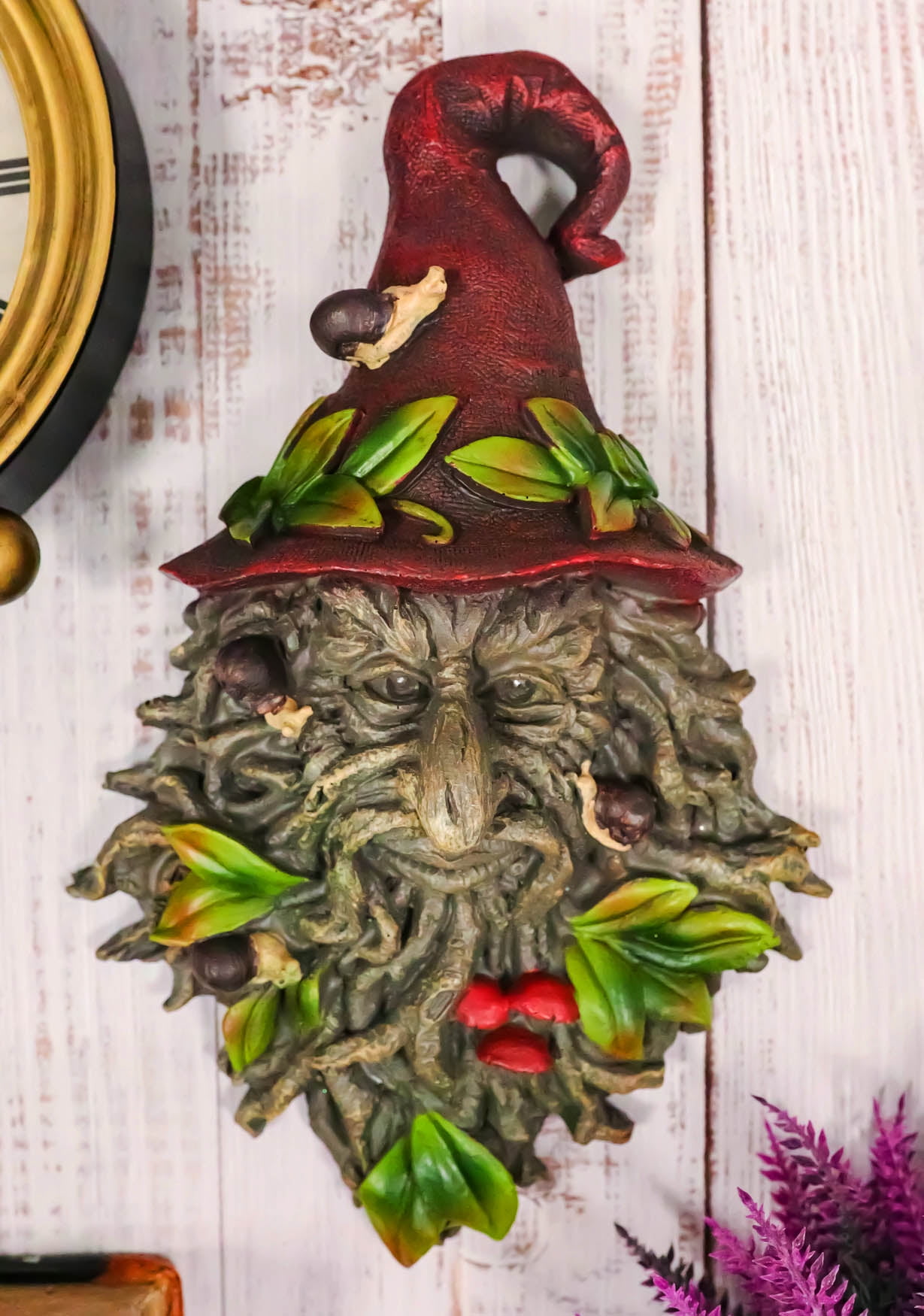 Celtic Toadstool And Snails Greenman With Magical Sorting Hat Wall ...
