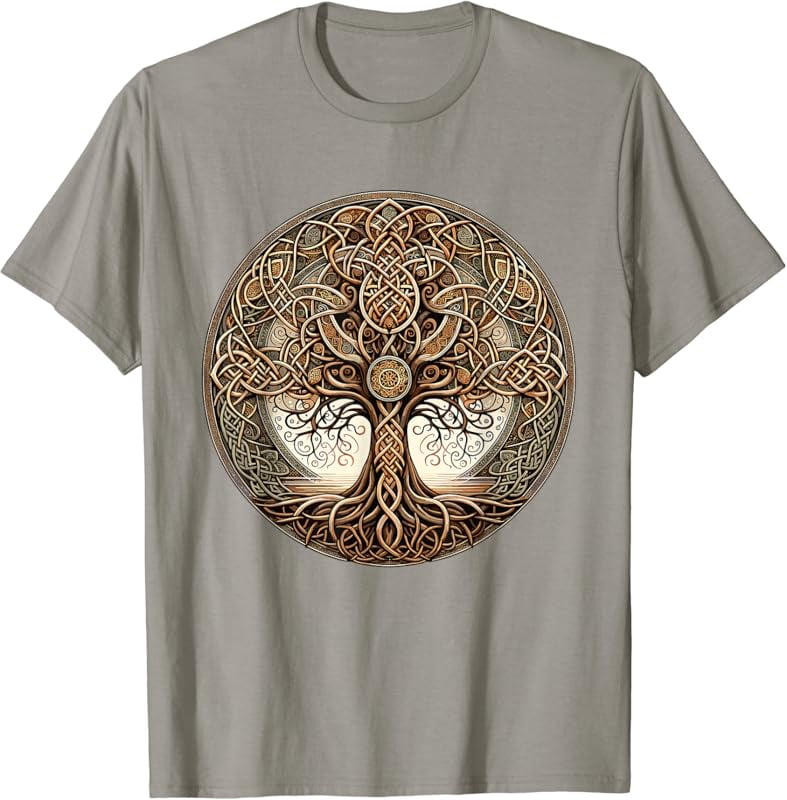 Celtic 'Tree Of Life' Roundel s Celtic Knot Designs T-Shirt - Walmart.com