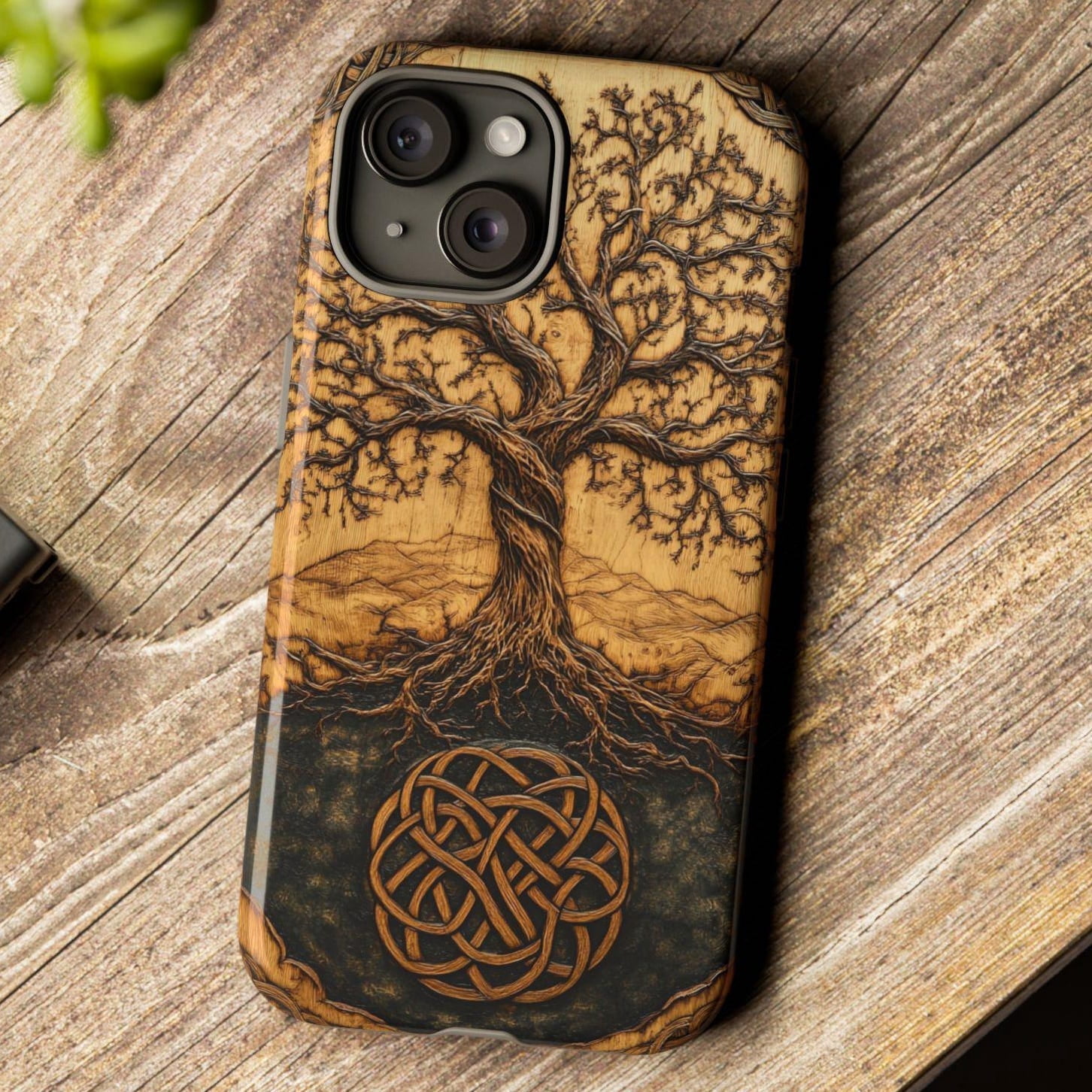Celtic Tree of Life Forest Style Art Phone Case for iPhone 11 12 13 14 ...