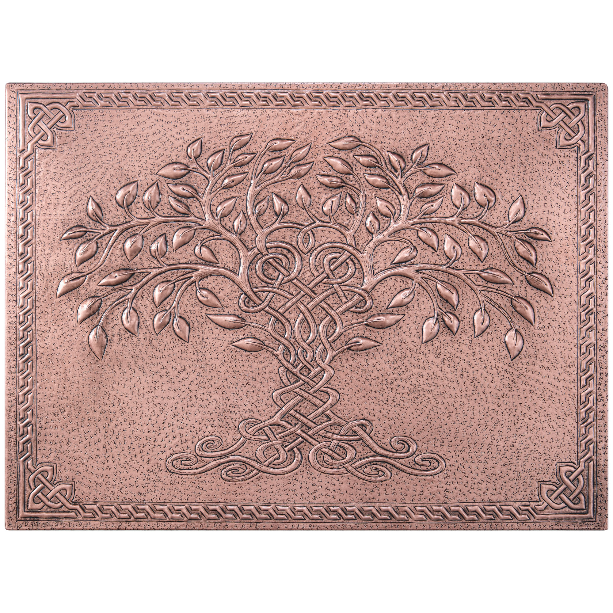 Celtic Tree of Life Kitchen Backsplash Tile - 18"x24" Copper - Walmart.com