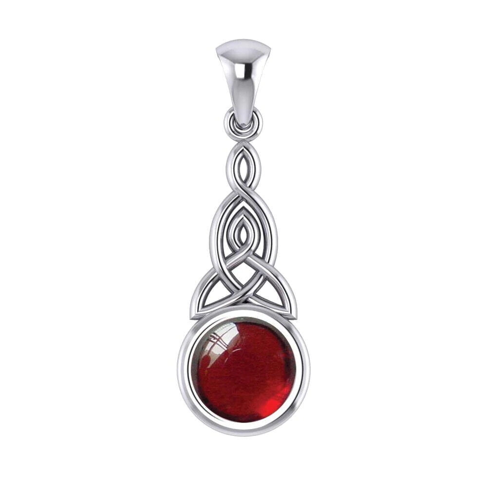 Celtic Trinity 925 Sterling Silver Pendant Centerpiece Heritage Jewelry ...