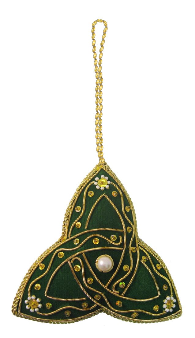 Celtic Trinity Knot Christmas Ornament – Irish Symbol of Eternity ...