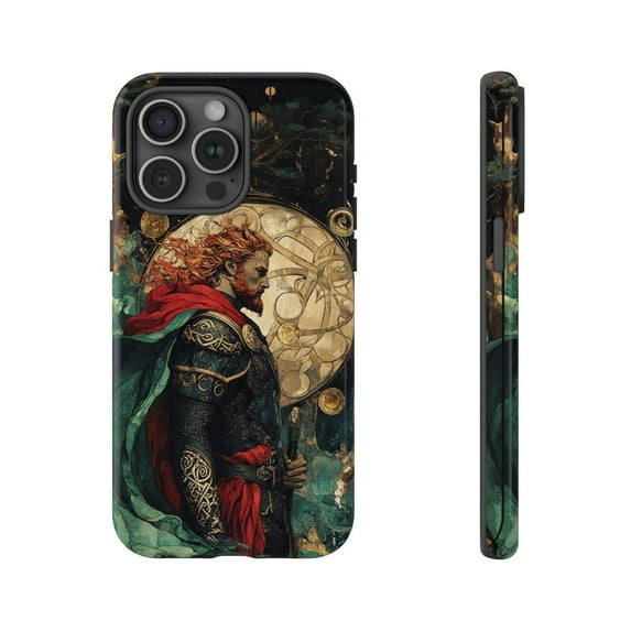 Celtic Warden Warrior Silver Forest Fantasy Artistic Art Phone Case ...