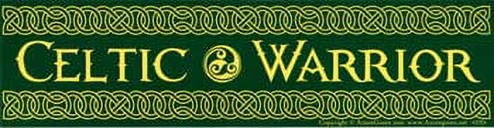 Celtic Warrior bumper sticker - Walmart.com
