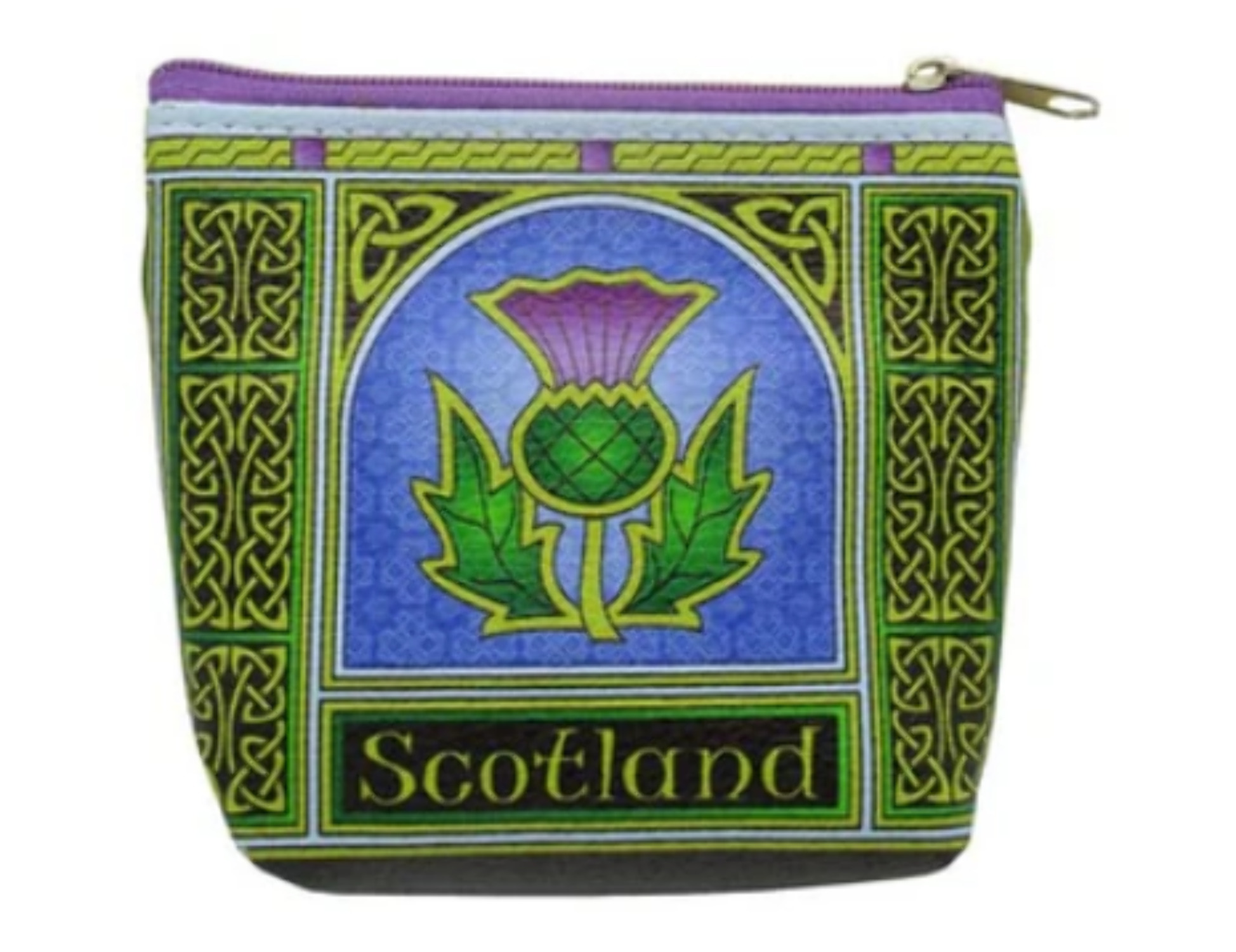Celtic Window Scottish Thistle Coin Purse - Walmart.com