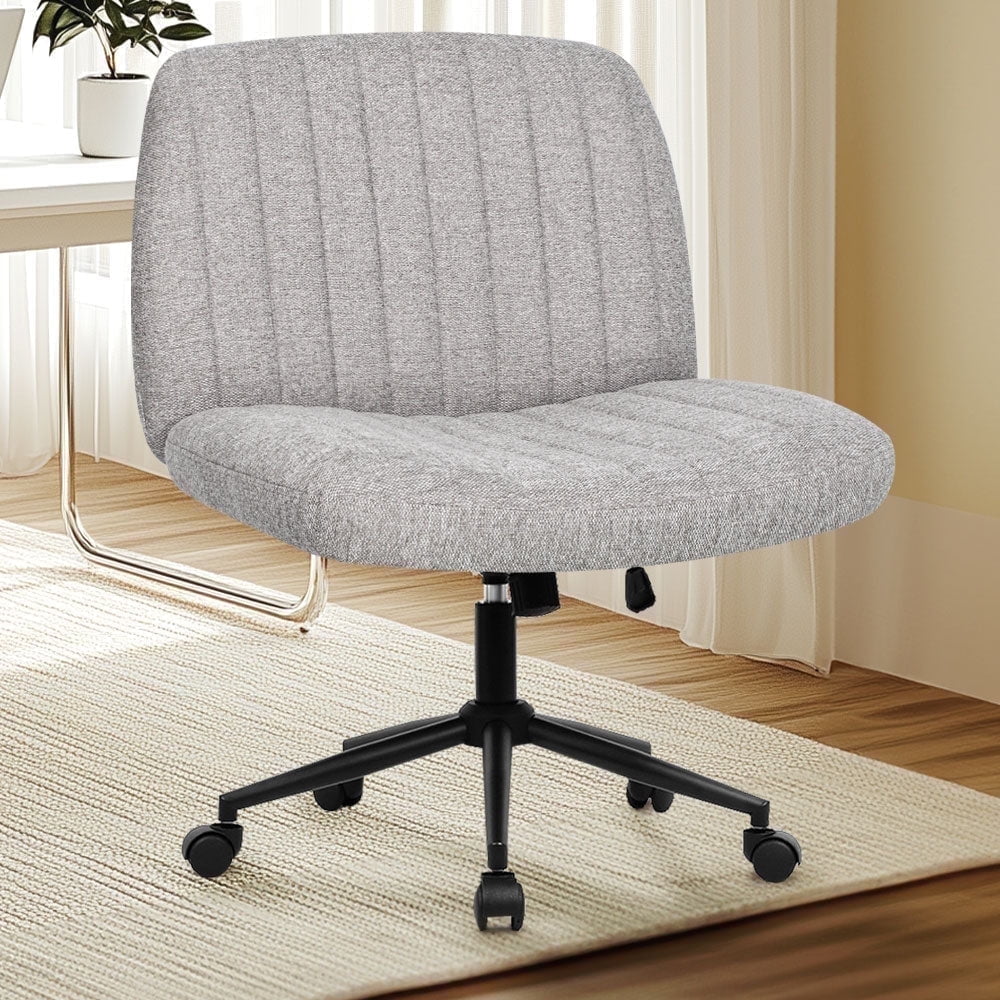 Celtoss Criss Cross Home Office Chair, Armless Swivel Task Computer ...