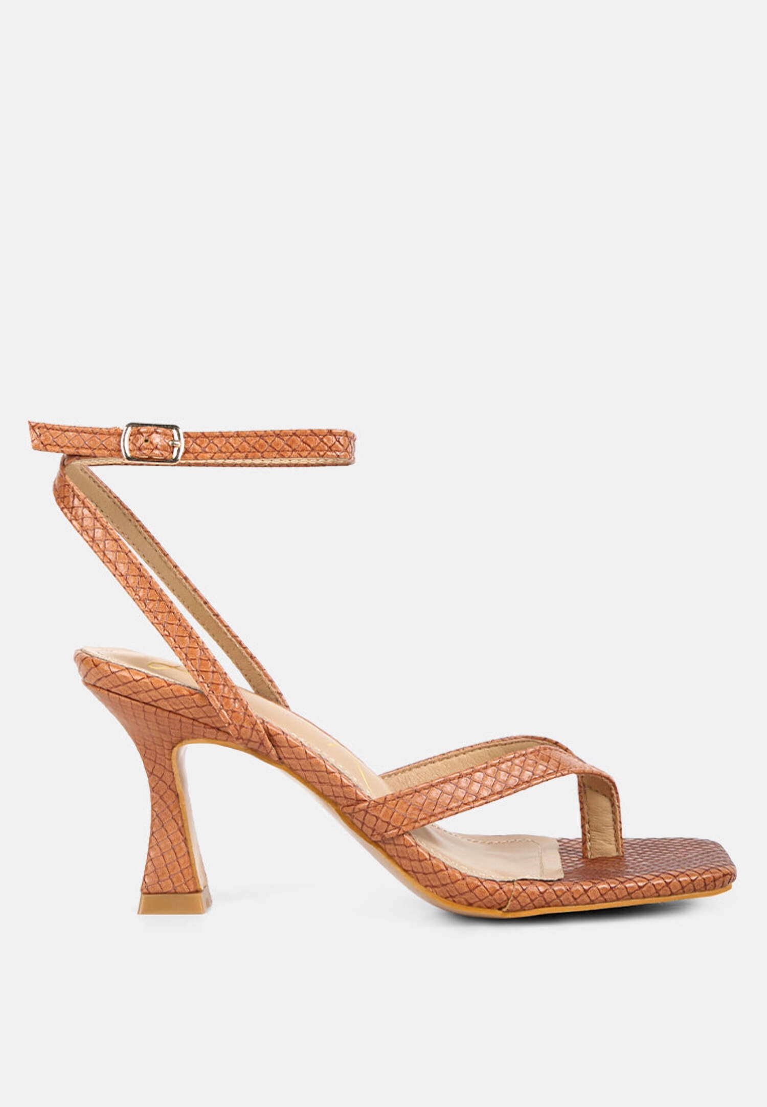 Celty Ankle Strap Spool Heel Sandals - Walmart.com