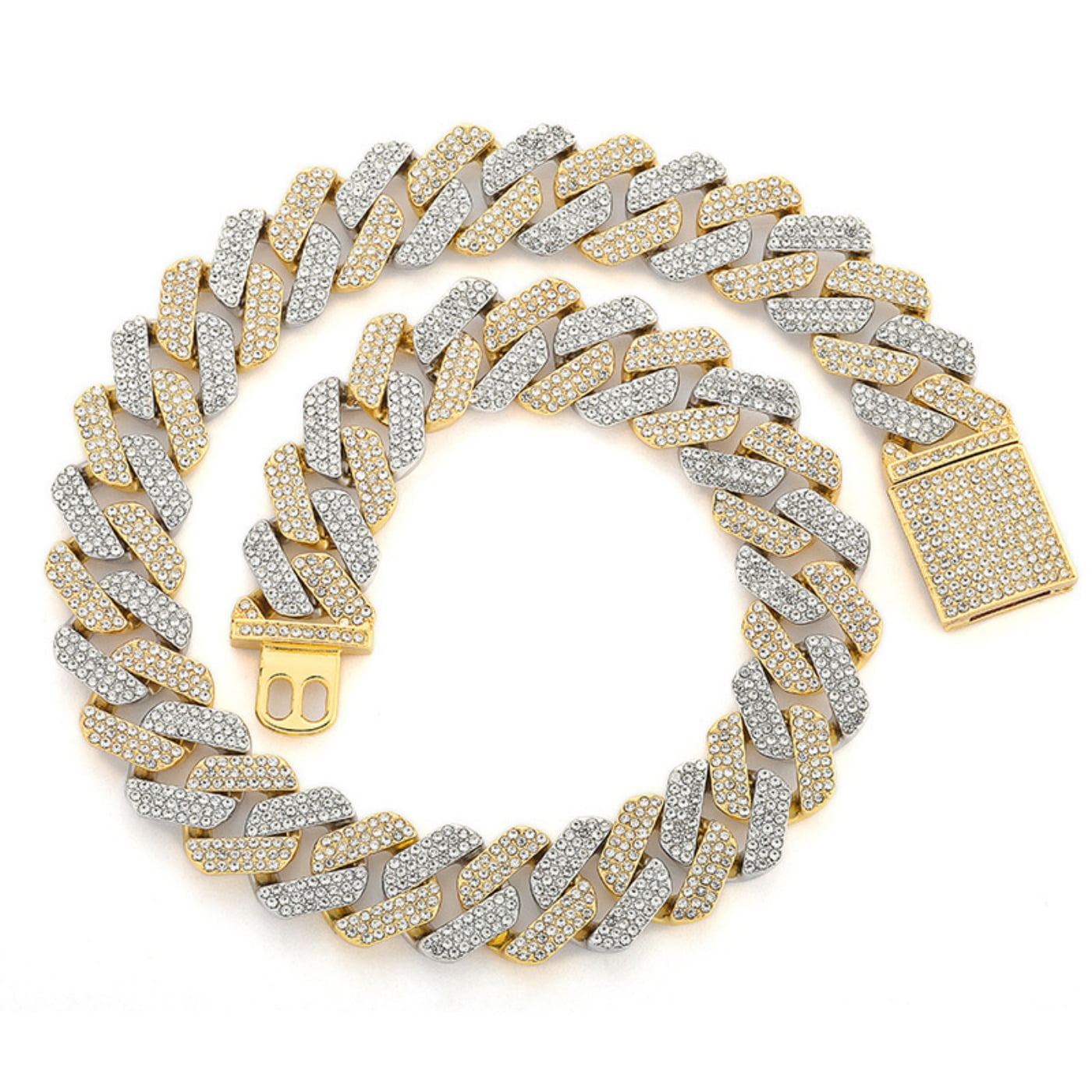 Celvieroot Cuban Link Chain for Women Diamond Miami Cuban Choker ...