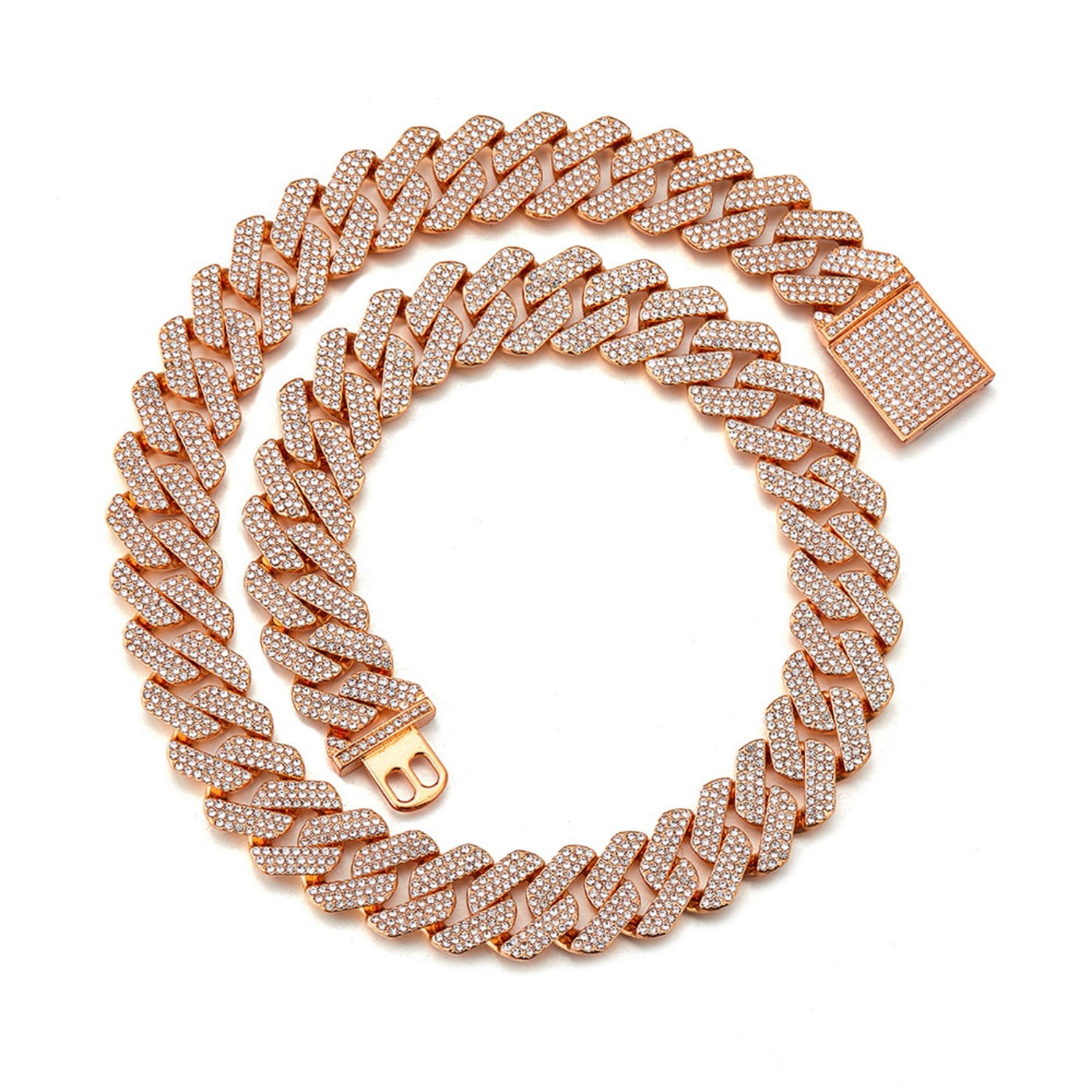 Celvieroot Cuban Link Chain for Women Diamond Miami Cuban Choker ...
