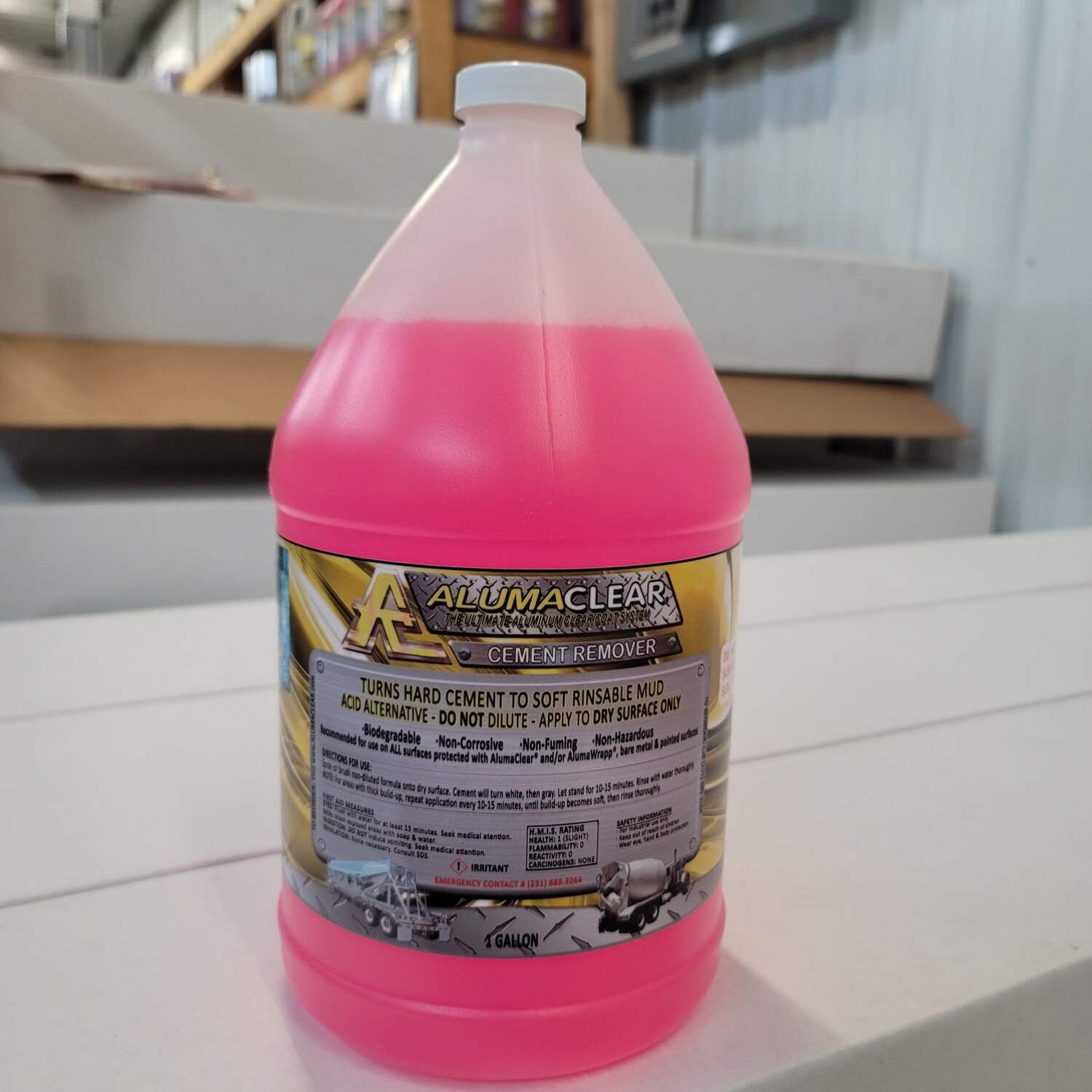 Cement Lime Remover, 1 Gallon: Powerful Cleaning Solution for Tough ...