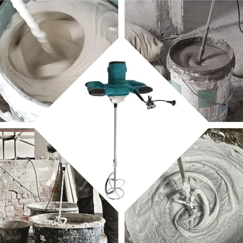 Cement Mixer, 2100W Electric Cement Mortar Mixer Handheld Electric ...