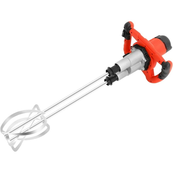 Cement Mixer, 2800W Handheld Electric Concrete Mixer, Portable Mortar ...