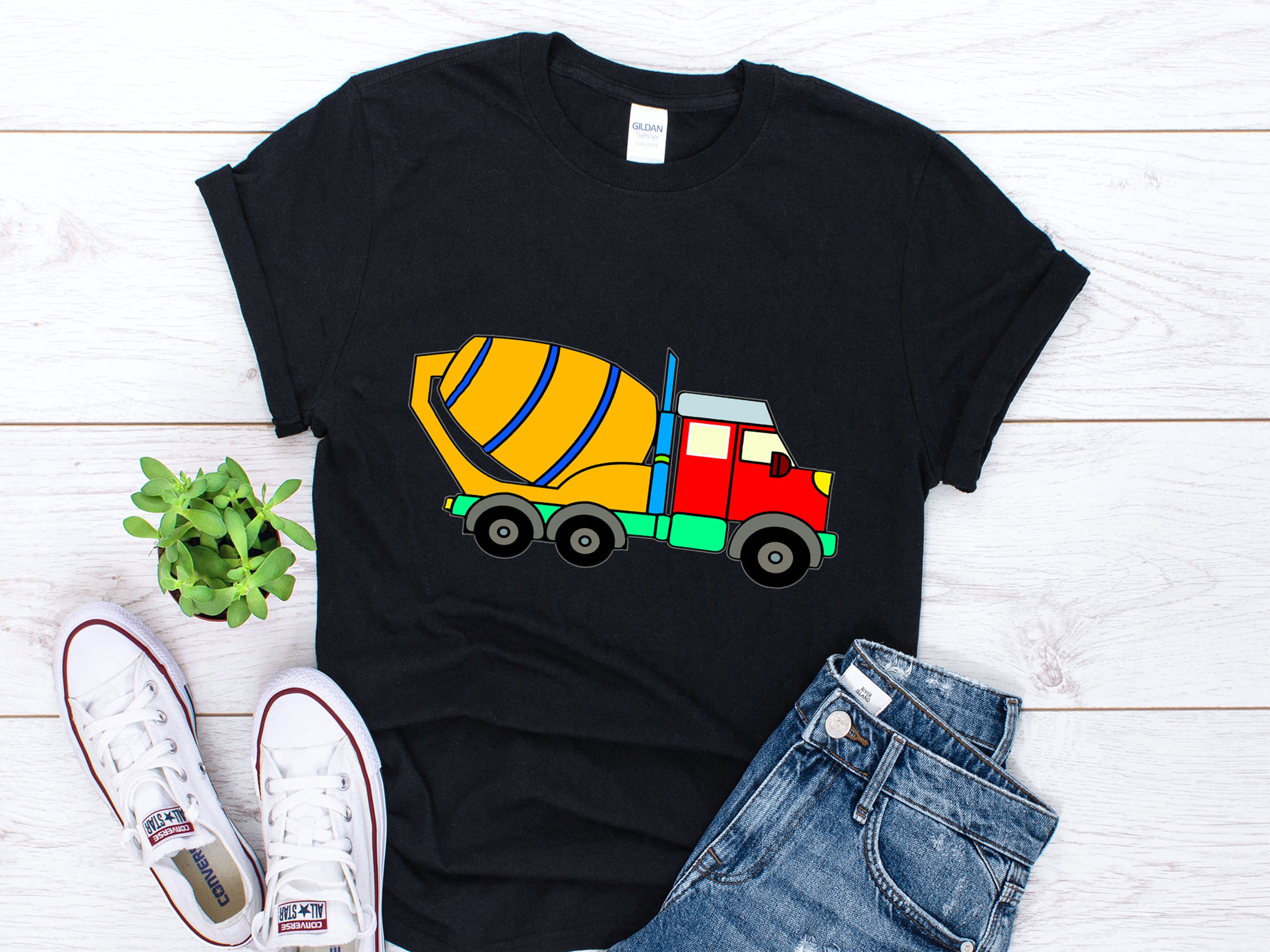 Cement Mixer Shirt, Concrete Truck Shirt, Concrete Mixer Truck Shirt ...