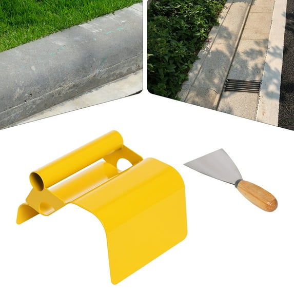 Cement Model Making Tool w/Handle&Putty Knife Landscape Curb Trowel ...
