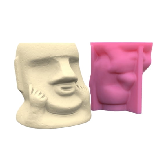 Cement Planter Silicone Unique Shape Pencil Holder Silicone Flowerpot ...