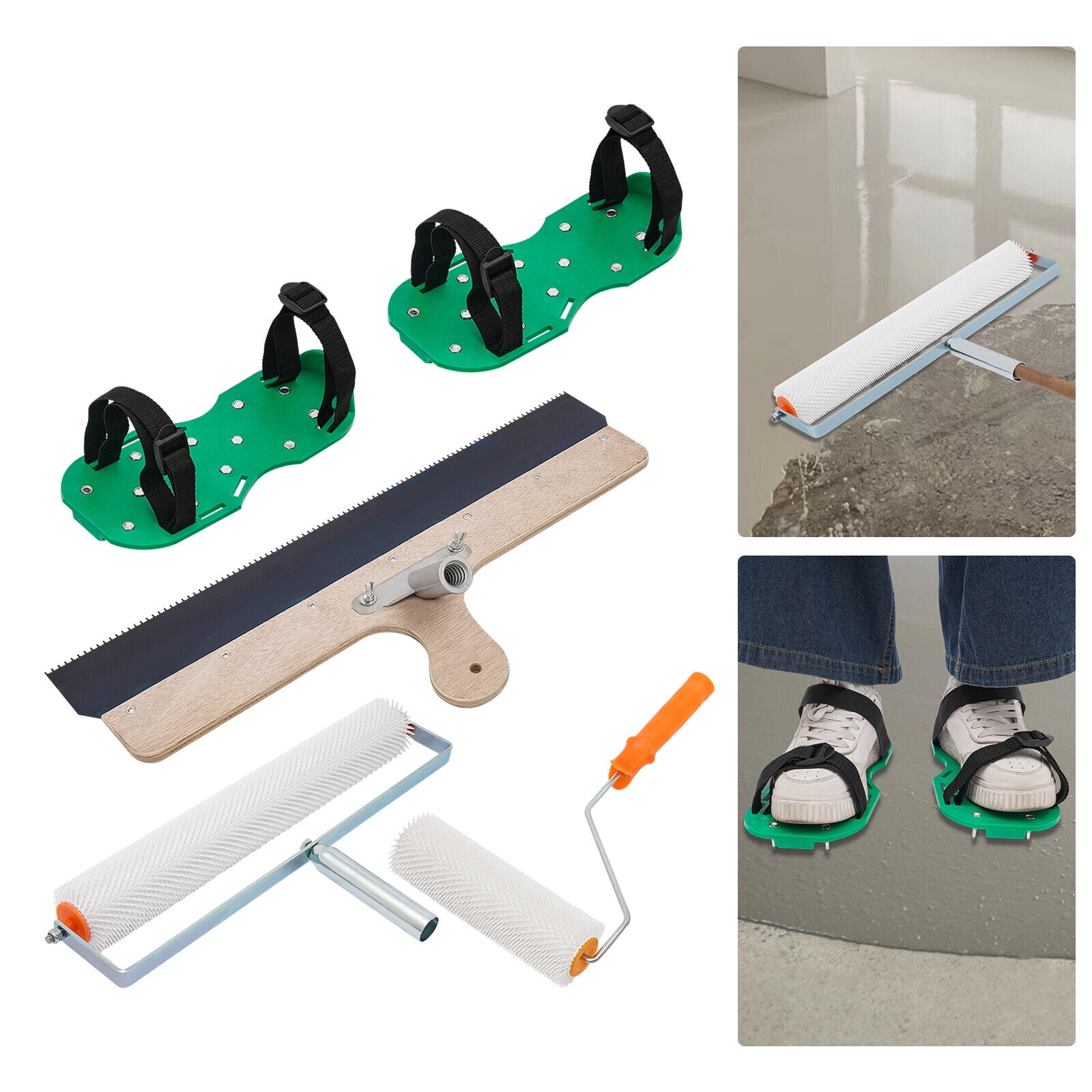 Cement Self-Levelling Tool Epoxy Floor Paint Roller Remove Bubbles ...