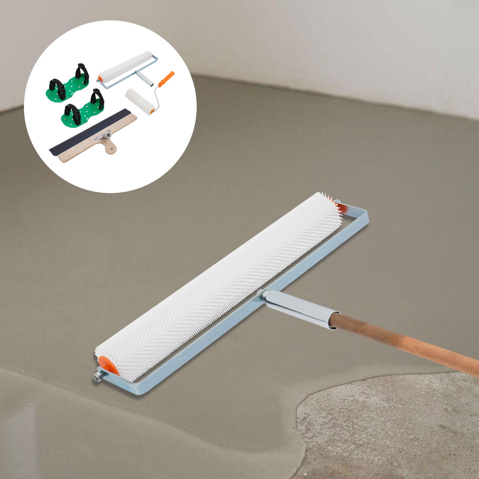 Cement Self-Levelling Tool Epoxy Floor Paint Roller Remove Bubbles ...