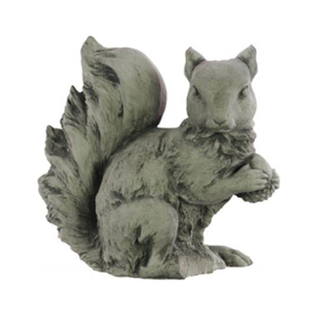 Cement Sitting Squirrel Figurine with Head, Gray - Walmart.com