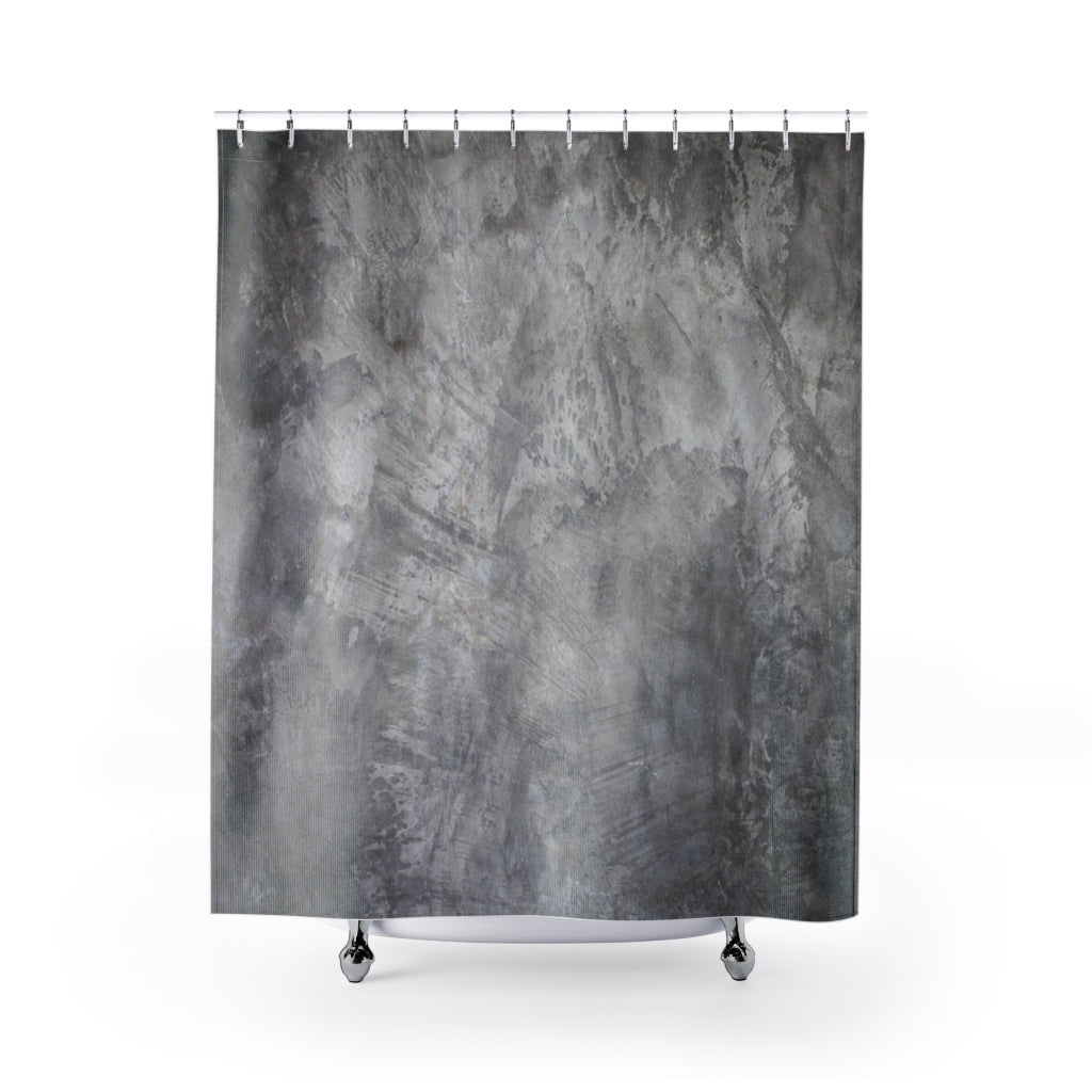 Cement Texture Background Premium 71"x74" Waterproof Shower Curtain for ...