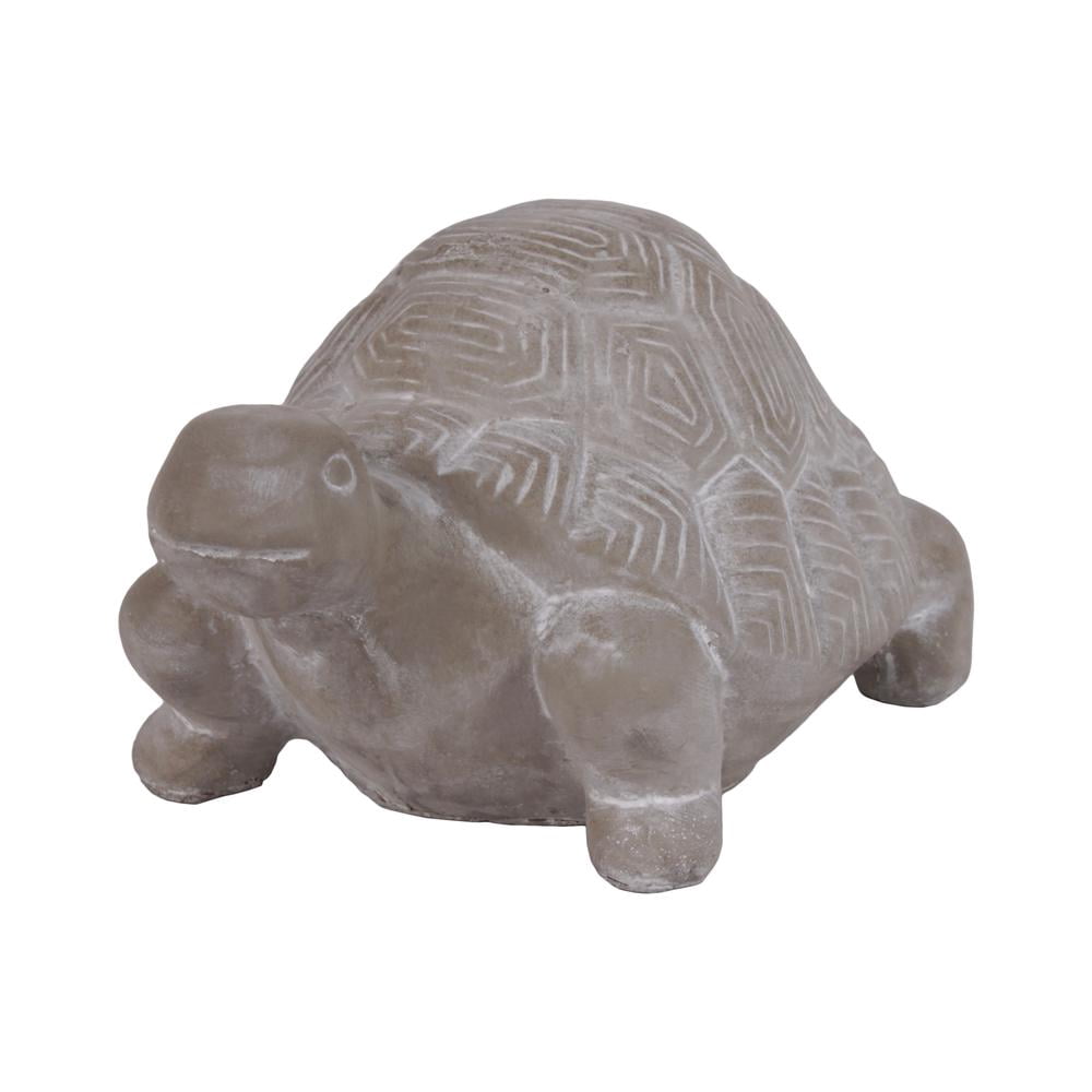 Cement Turtle Figurine In Concrete Finish, Gray - Walmart.com