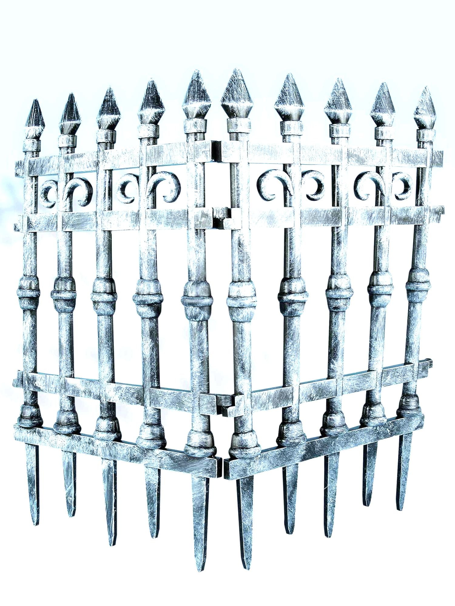 Walmart Halloween Graveyard Cemetery Fence Prop, 2 Pieces, 18 Wide, 29 ...