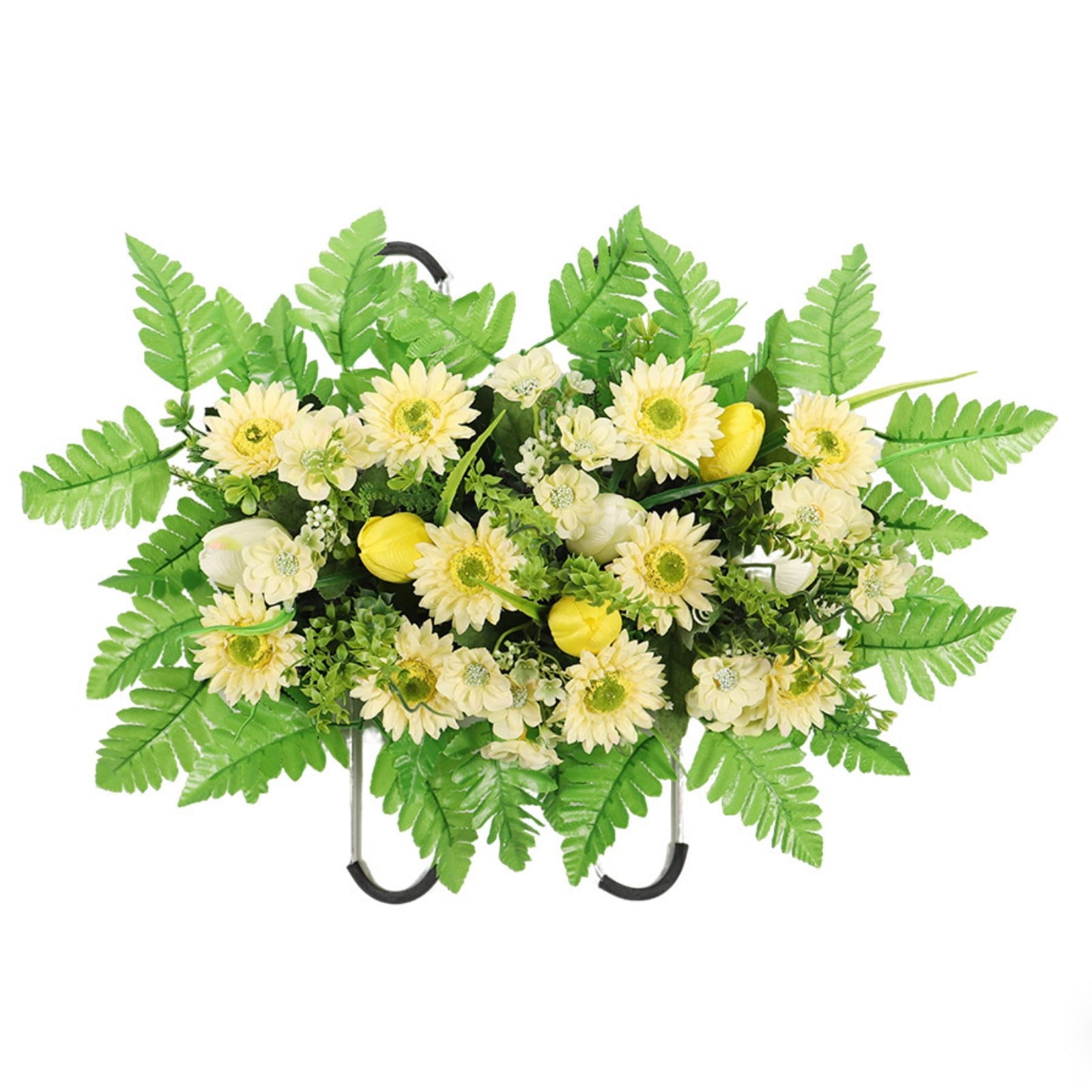 Cemetery Flowers for Grave Saddle Realistic Chrysanthemum Cemetery ...