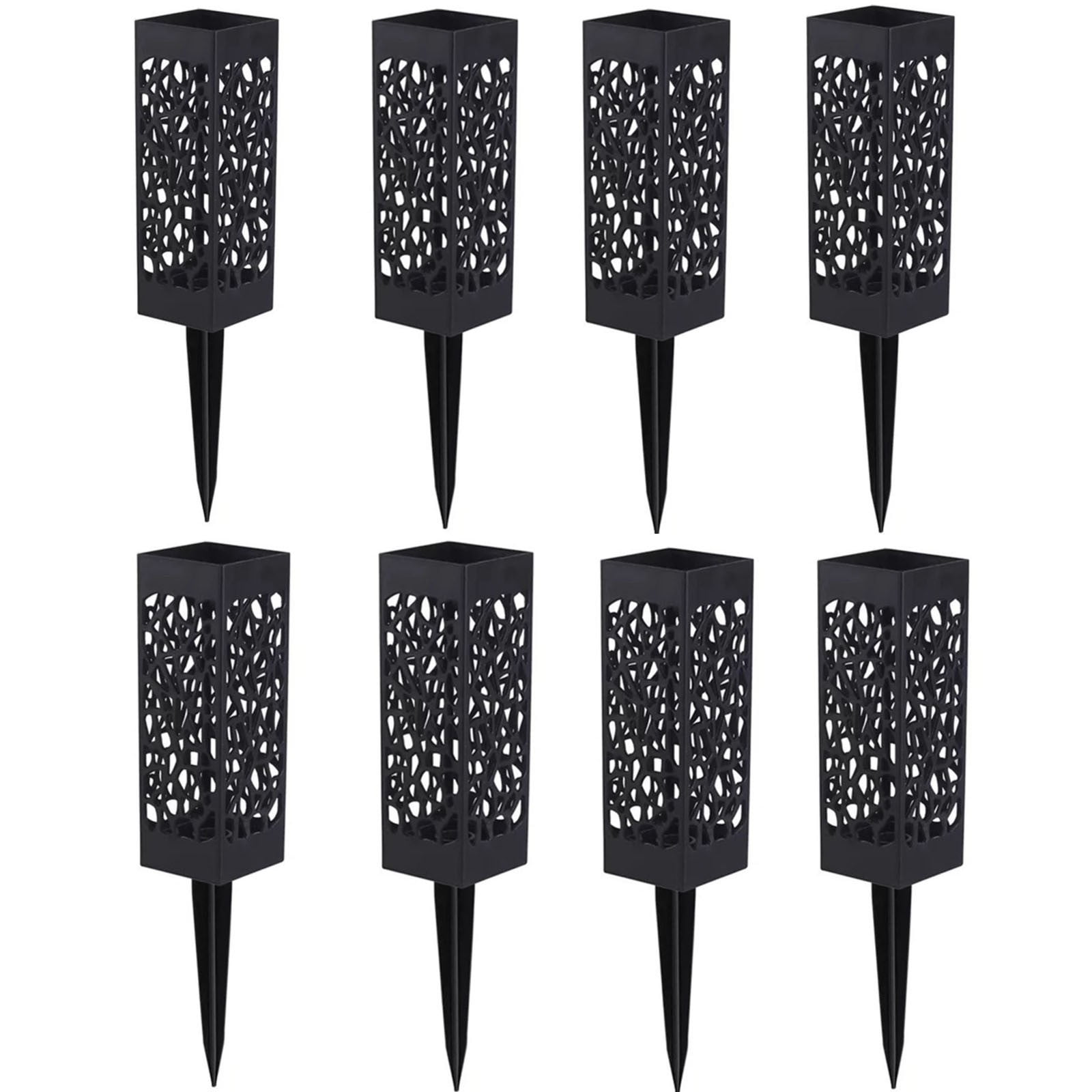 Cemetery Grave Vase 4-Pack Outdoor Memorial Flower Holder Stake-In ...