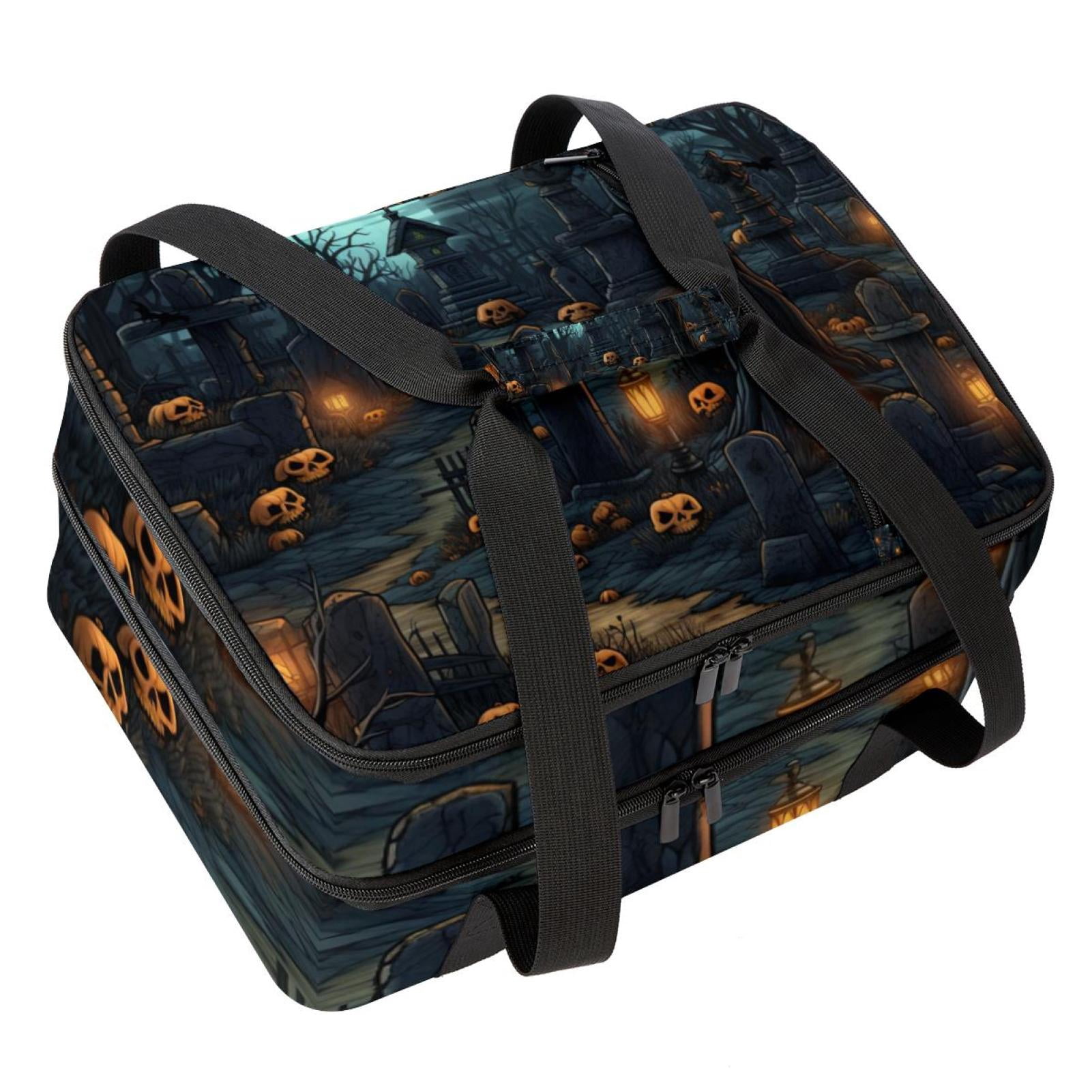 Cemetery Insulated Double Layered Lunch Bag | Large Capacity Two ...