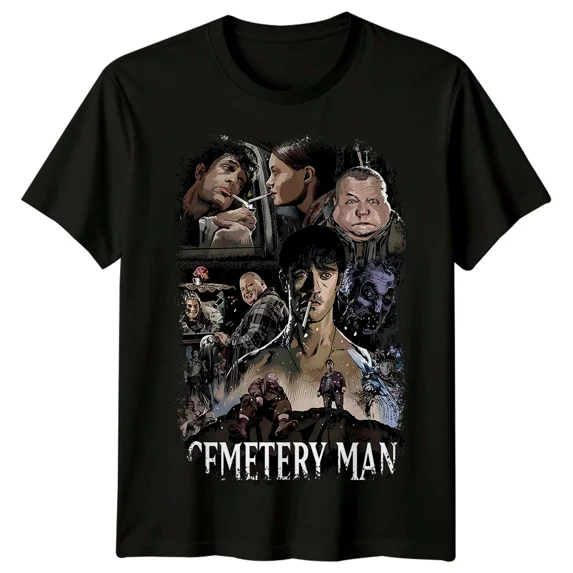 Cemetery Man (1994) Movie Poster Inspired T-Shirt Retro 90s Tee Unisex ...