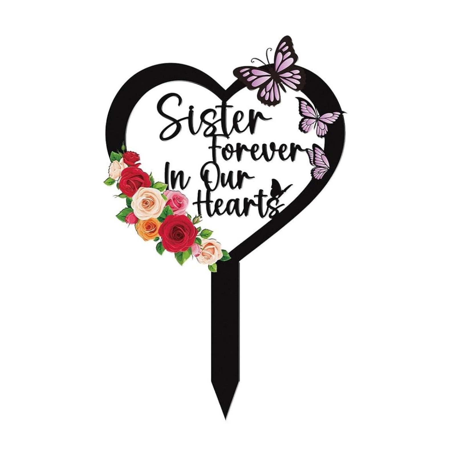 Cemetery Memorial Garden Stake Grave Marker Outdoor Remembrance ...