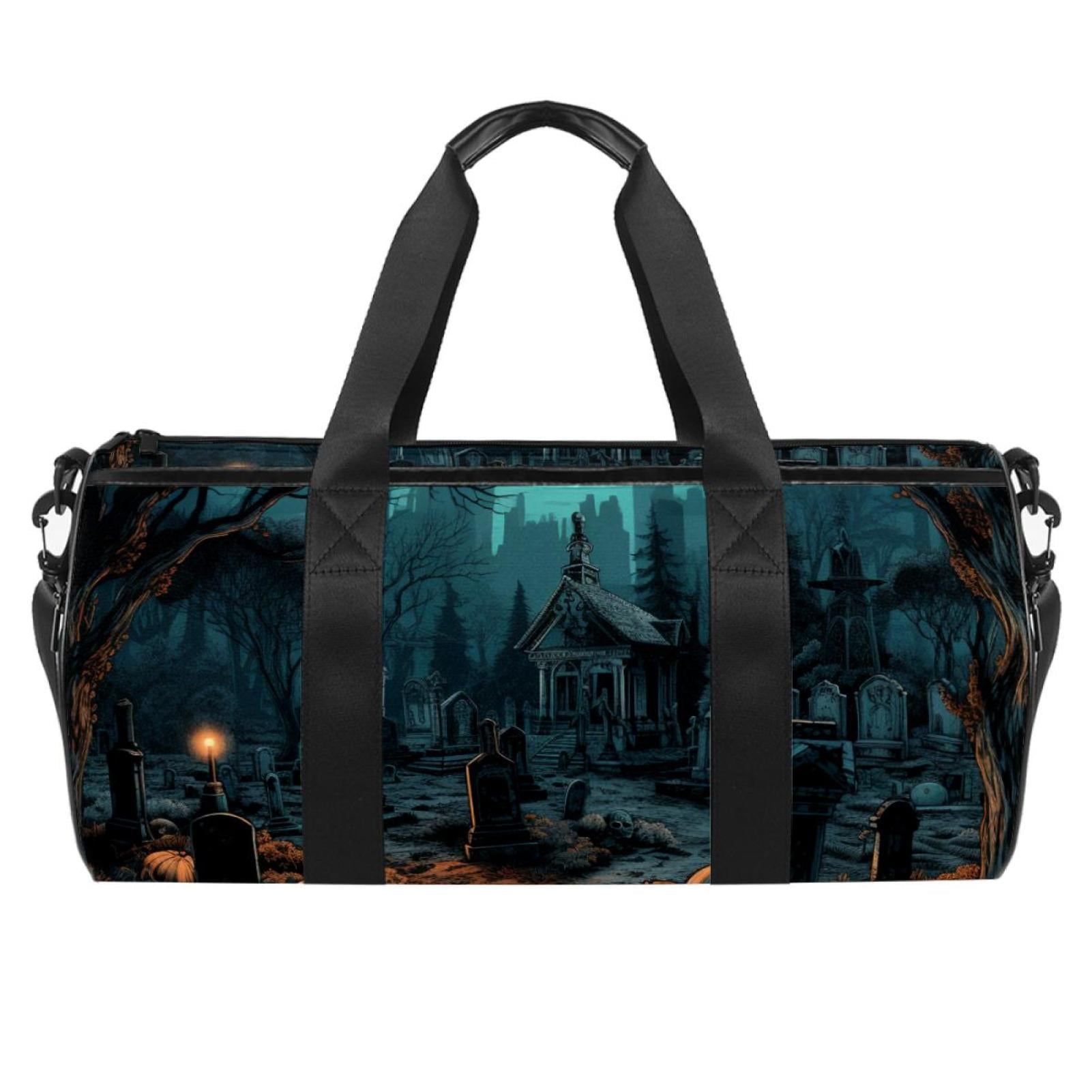 Cemetery Multi-functional Sports Bag with Interior Zipper Pocket, Size ...
