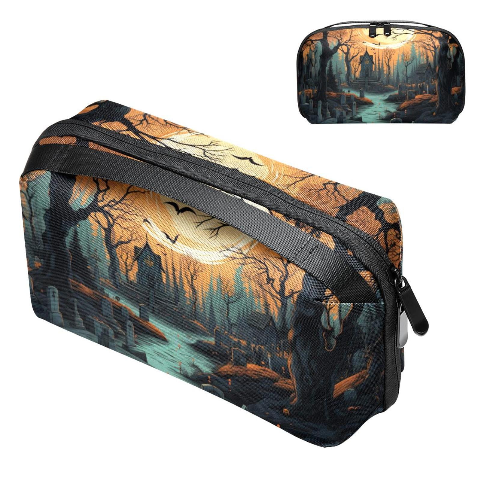 Cemetery Oxford Cloth Waterproof Travel Organizer Storage Pouch Cable ...