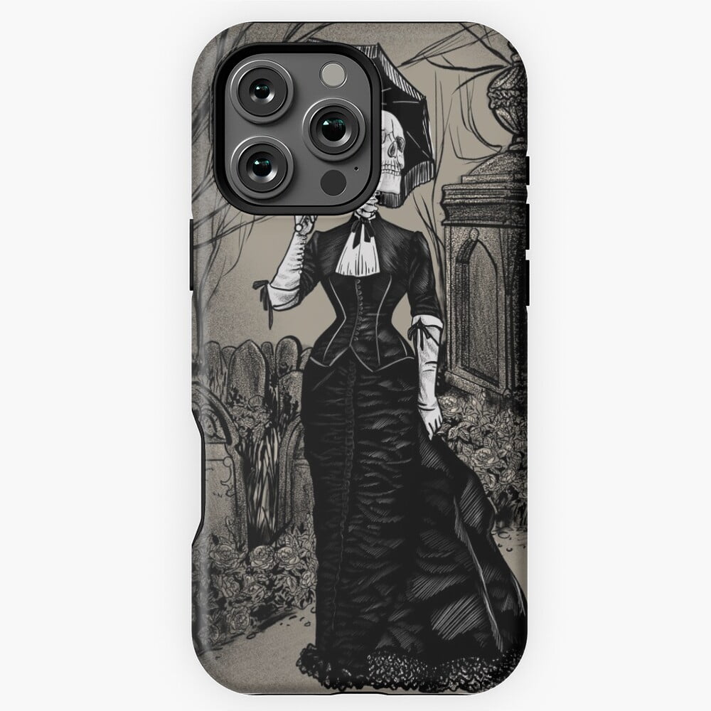 Cemetery Stroll Phone Case for iPhone 16 15 14 13 12 11 Pro Max ...