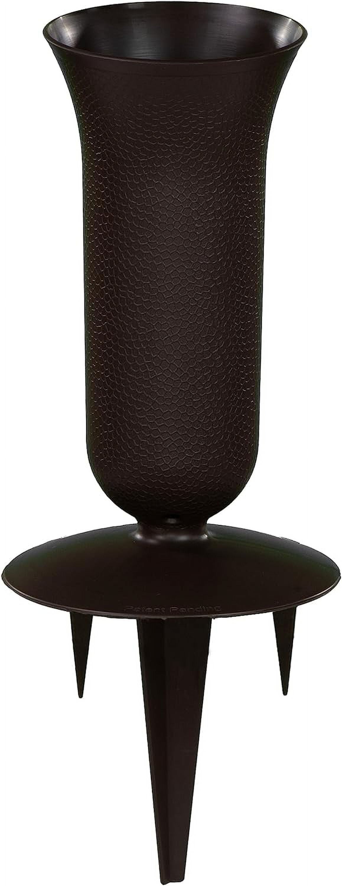 Cemetery Vase with Spikes for Grave - Bronze Pattern - Artificial ...