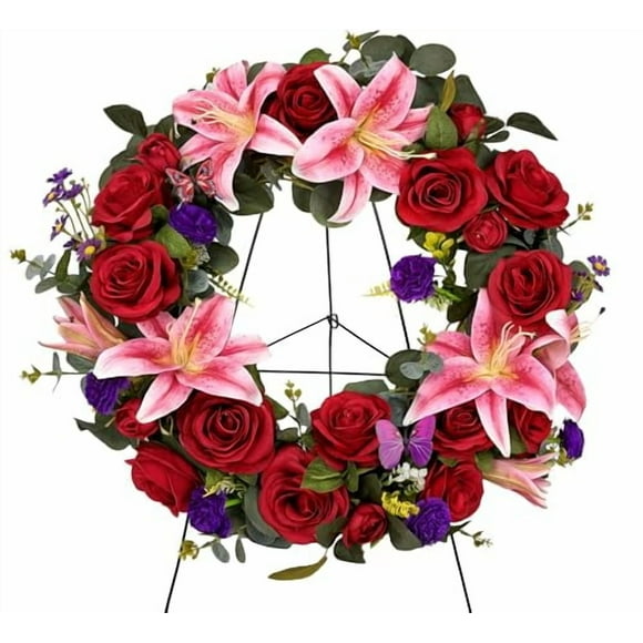 Cemetery Wreath Stands