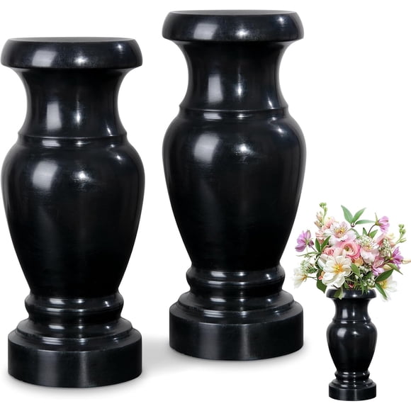 Granite Vases Cemetery