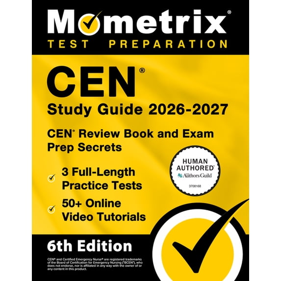 Cen Study Guide 2026-2027 - 3 Full-Length Practice Tests, 50+ Online ...