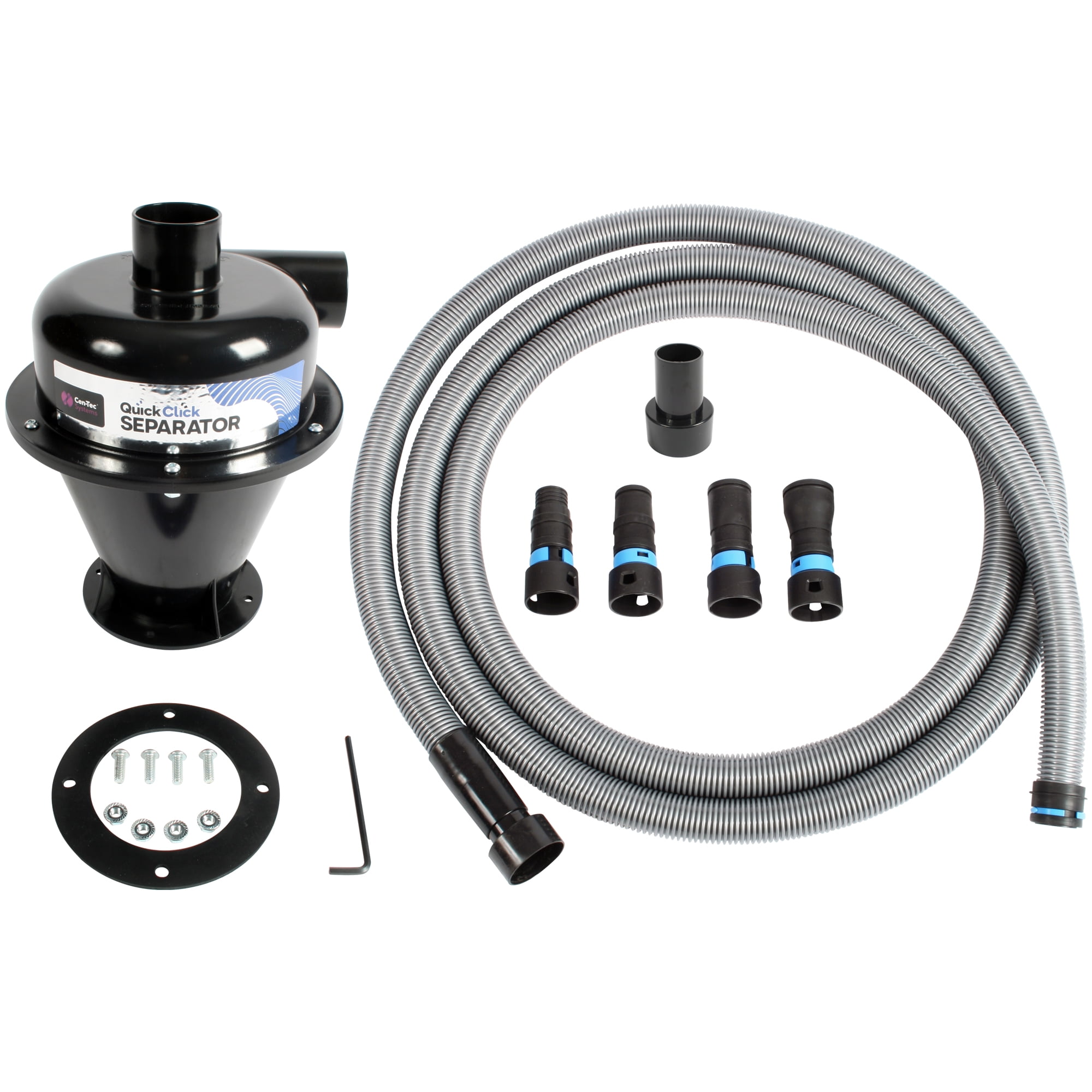Cen-Tec Systems 96524 Quick Click Dust Separator and 16 Ft. Hose for ...