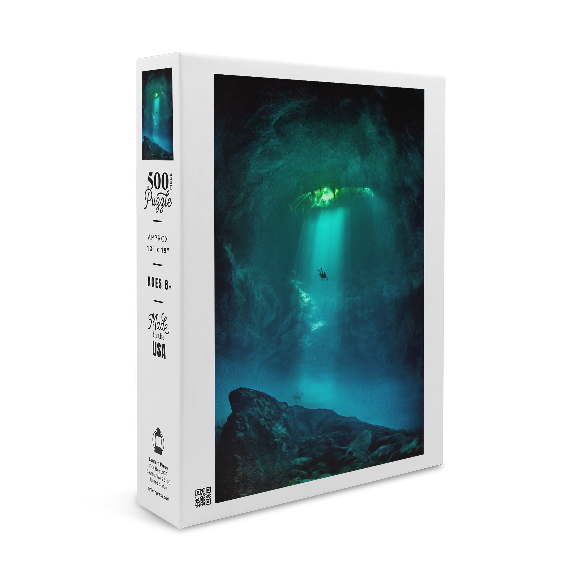 Cenote El Pit, Mexico, Diving Scene (19x27 inches, Premium 500 Piece ...