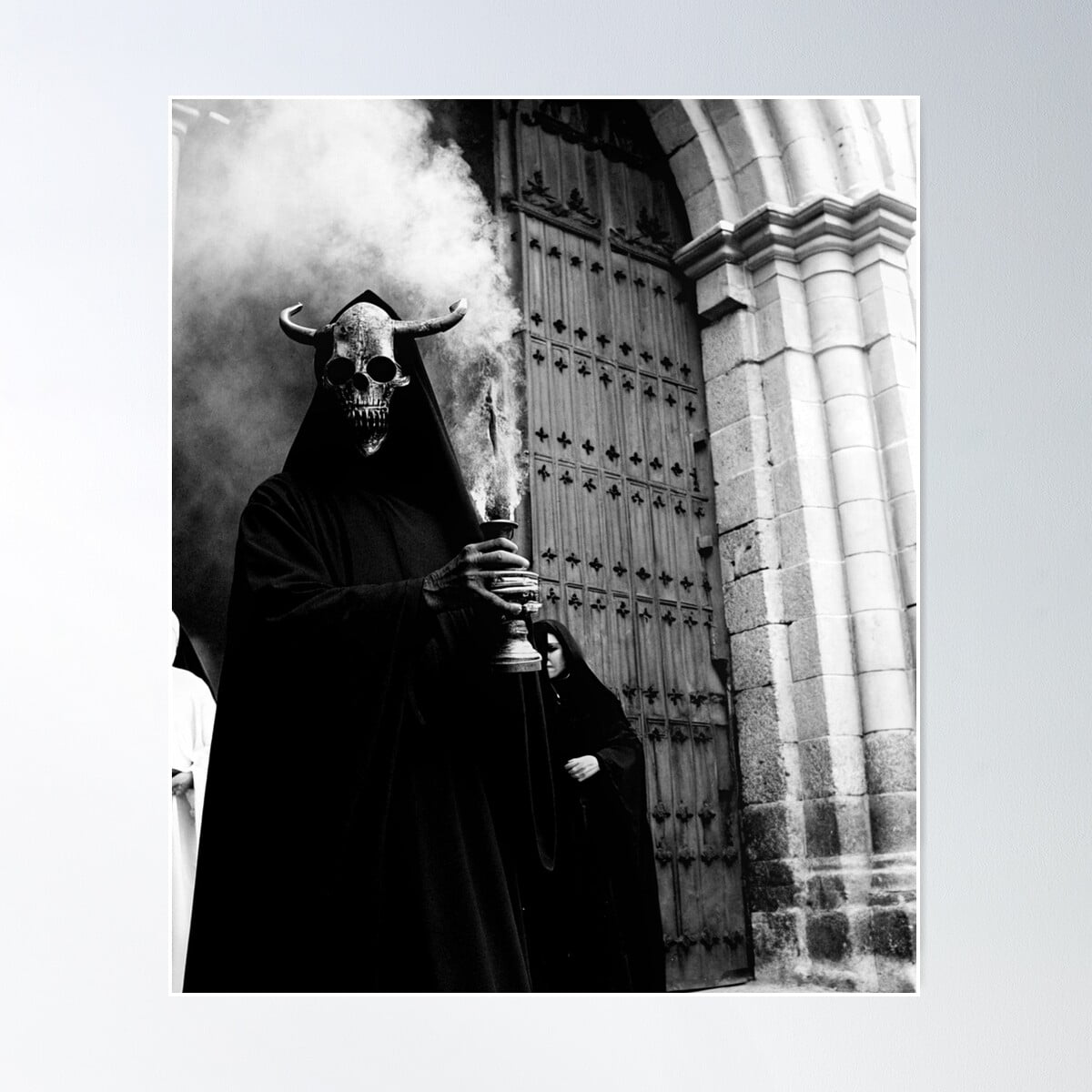 Censer Bearer In Black Poster Wall Art, Modern Wall Decor For Living ...