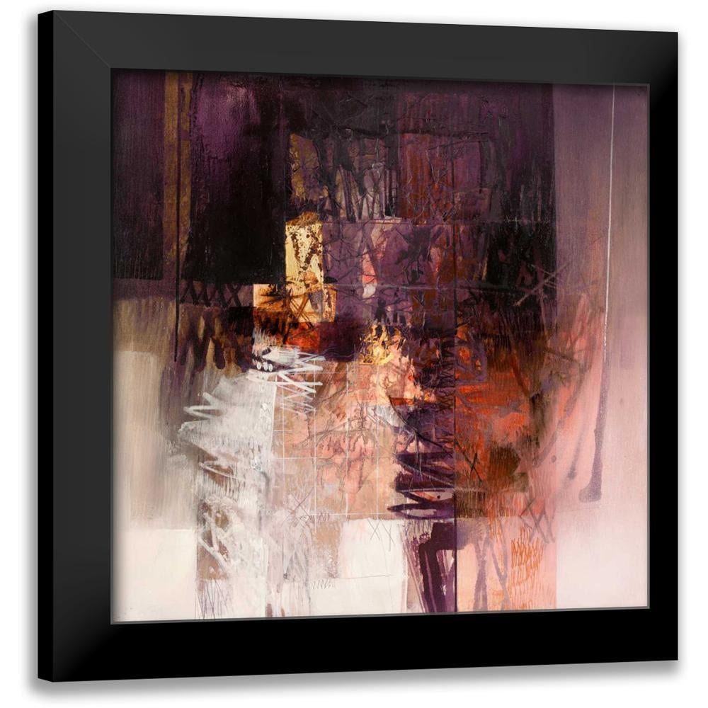 Censini 20x20 Black Modern Framed Museum Art Print Titled - Diafane ...