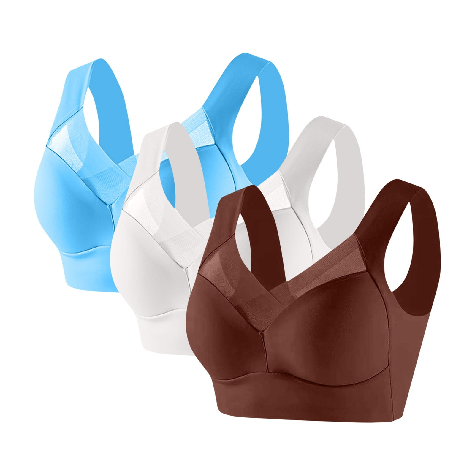 Censtreet 3PCS Nursing Bras for Breastfeeding Women Maternity Bras ...