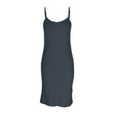 Censtreet Nightgown for Women Chemise Sleeveless Camisole Slip ...