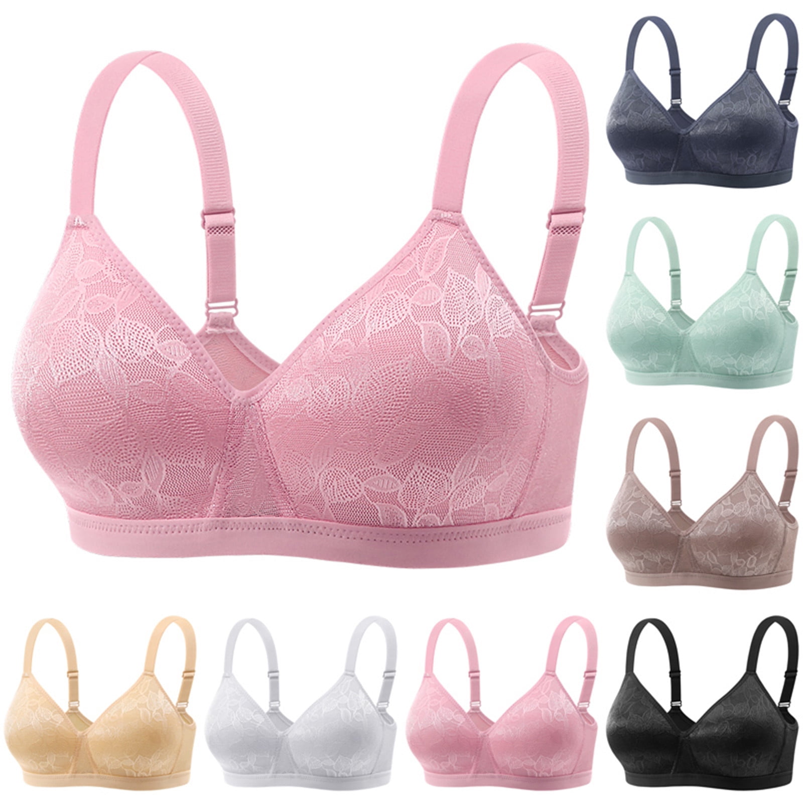 Censtreet Seamless Bras for Women No Underwire Push Up Bra Full ...