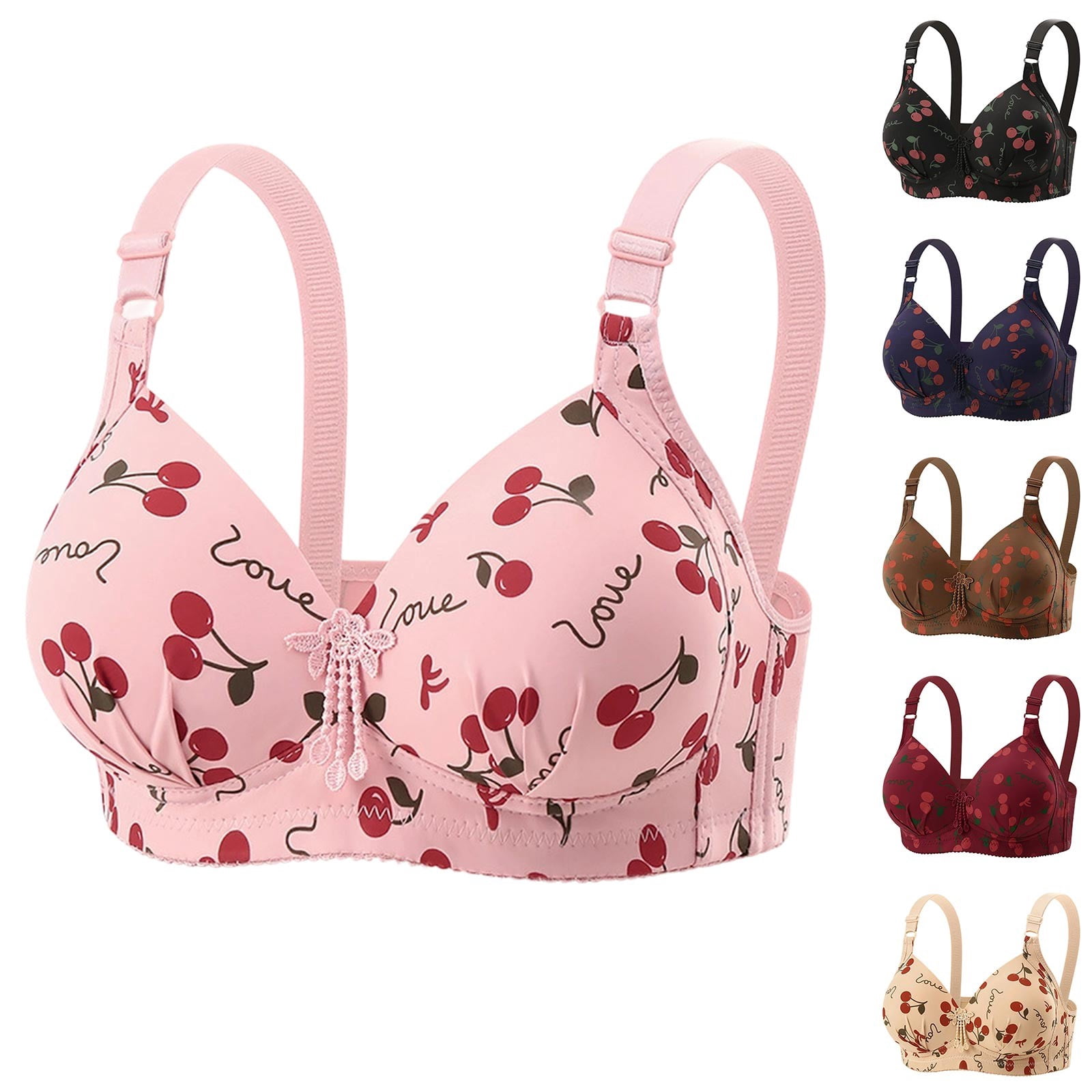 Censtreet Seamless Bras for Women No Underwire Push Up Bra Full ...