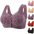 Censtreet Seamless Front Close Bras for Women Post Surgery Full ...