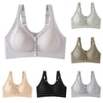 Censtreet Seamless Wireless Plus Size Bras No Underwire Supportive Full ...